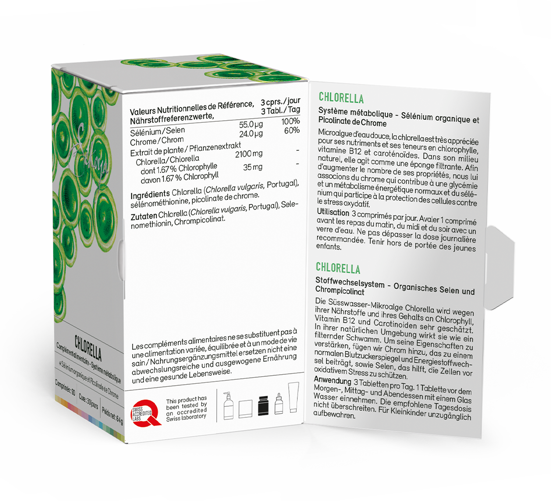 Chlorella 90 Comprimés - Détoxifie l'organisme | Sekoya