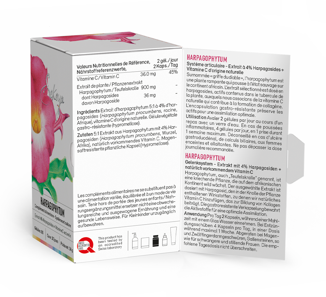 Harpagophytum 60 gélules - Contre l'arthrose | Sekoya