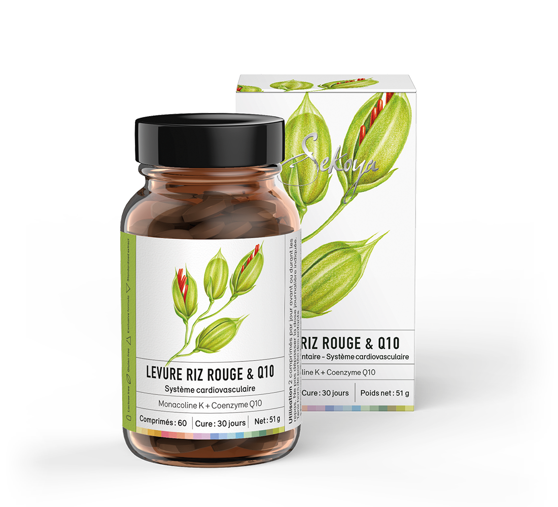 Levure Riz Rouge - 60 gélules | Anti cholestérol naturel - Sekoya