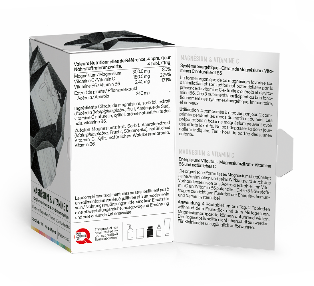 Magnésium & Vitamine C 100 comprimés | Sekoya