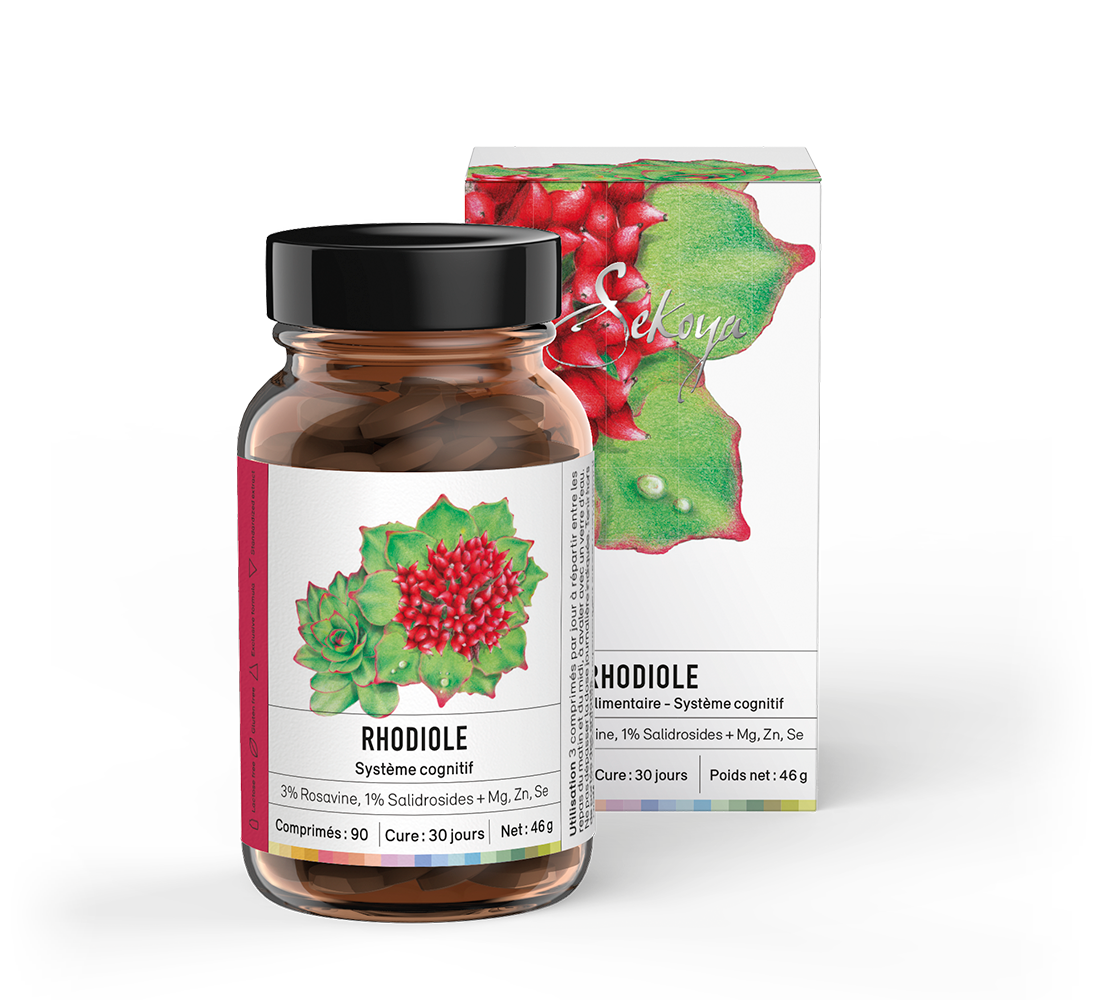 Rhodiole 90 Gélules - Contre stress et anxiété |Sekoya